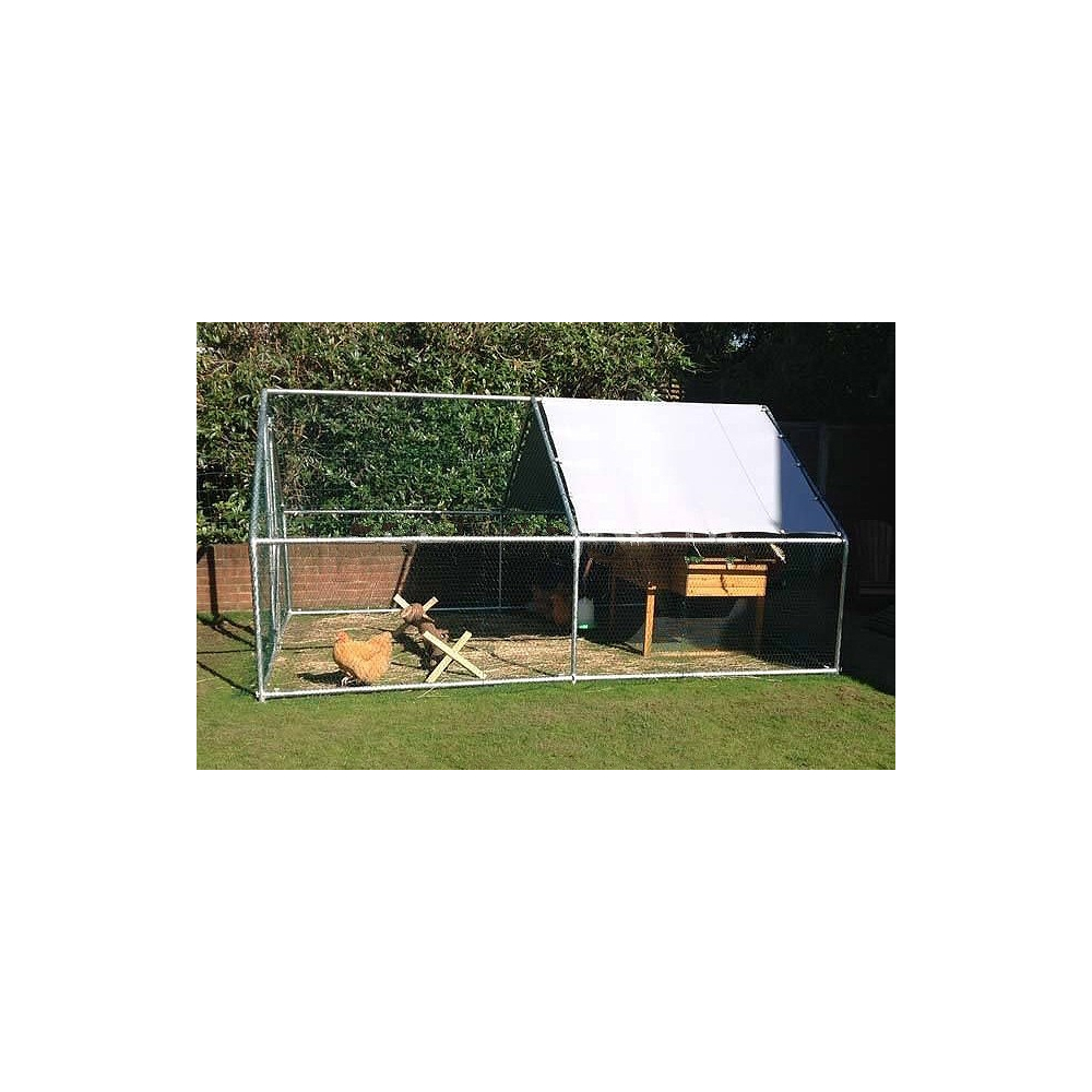 Enclos et abri pour poules et volailles, canard, perdrix...